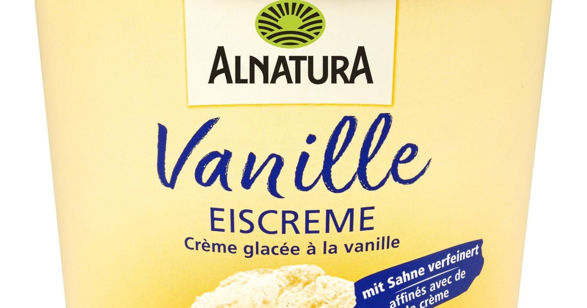 Alnatura BIO Vanille Eiscreme (tiefgekühlt)
