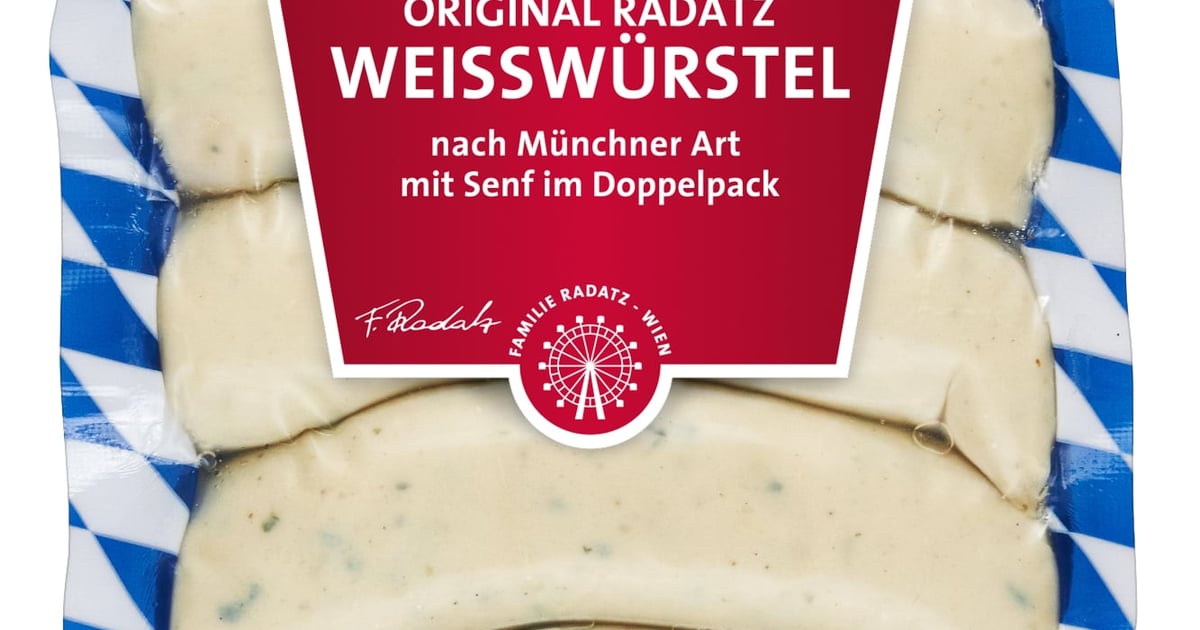 Radatz Weißwürstel mit Senf