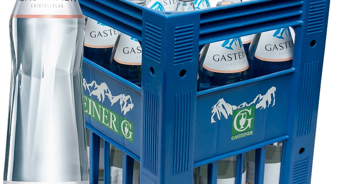 Gasteiner Mineralwasser still 12er Kiste (1l Mehrweg)