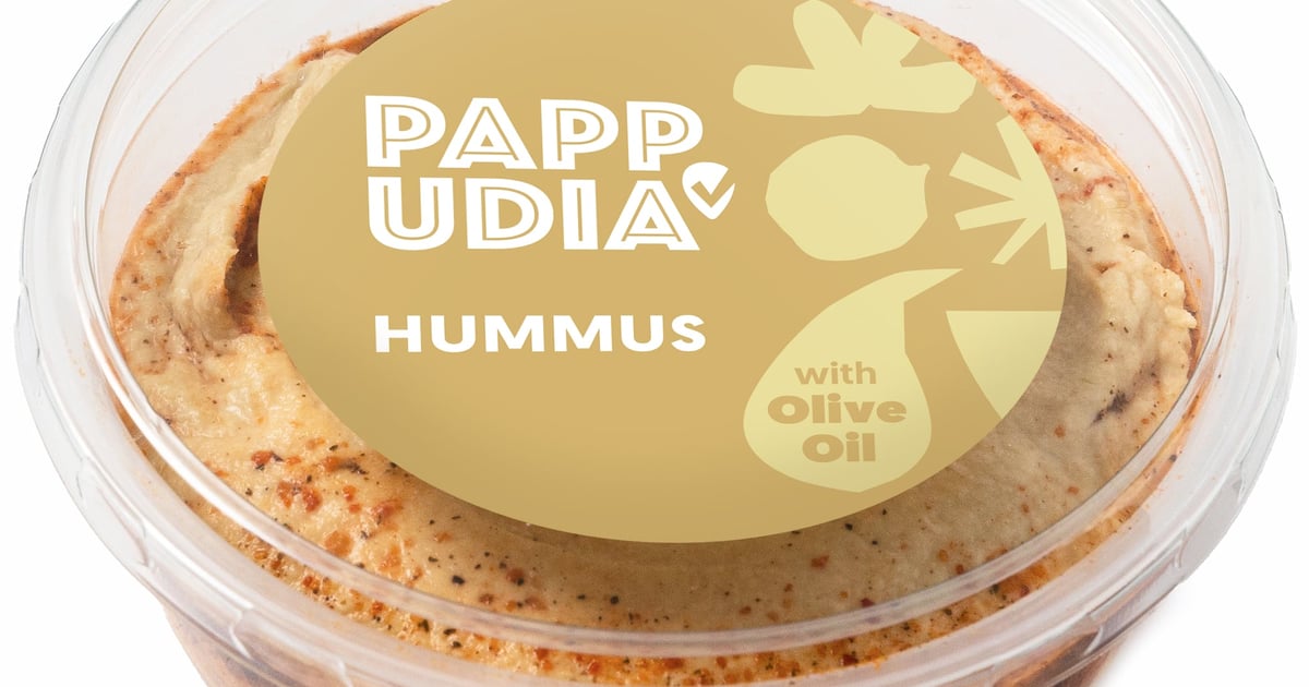 Pappudia Hummus natur mit Kreuzkümmel und Olivenöl
