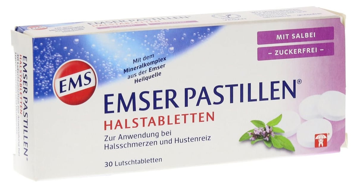 Emser Pastillen zuckerfrei mit Salbei