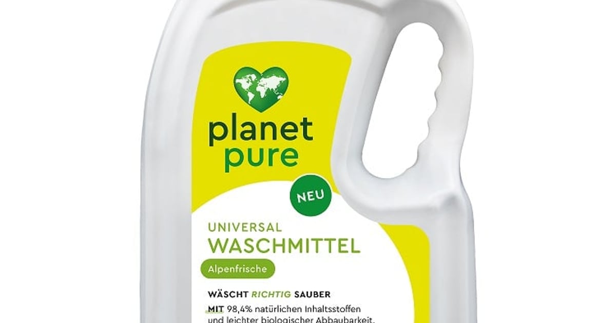 Planet Pure Universal Waschmittel Alpenfrische