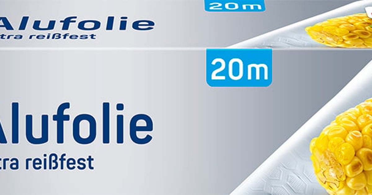 Toppits Alufolie Extra Reißfest