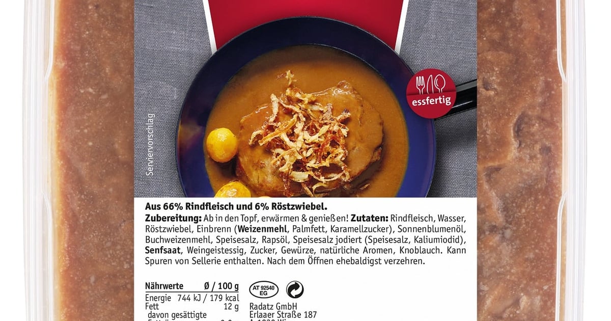 Radatz Zwiebelrostbraten