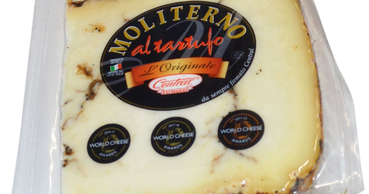 Moliterno Pecorino mit Trüffeln