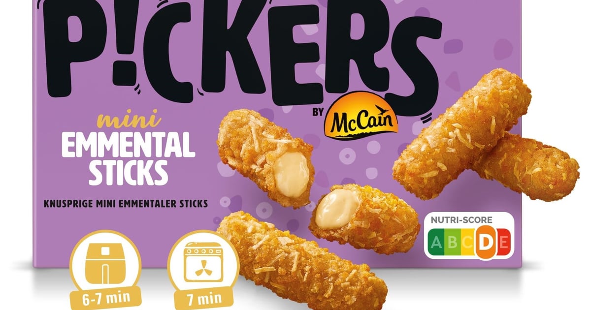 McCain Pickers Mini Emmentaler Sticks (tiefgekühlt)