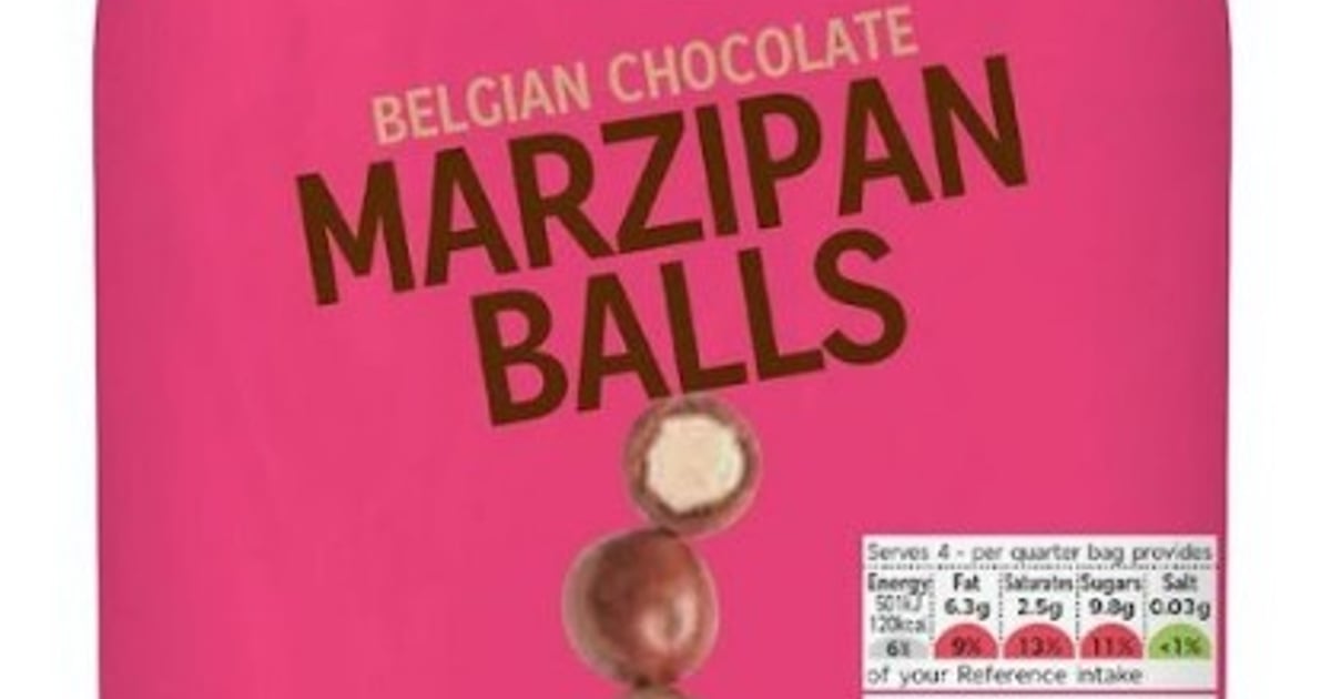 Marks & Spencer Belgian Chocolate Marzipan Balls
