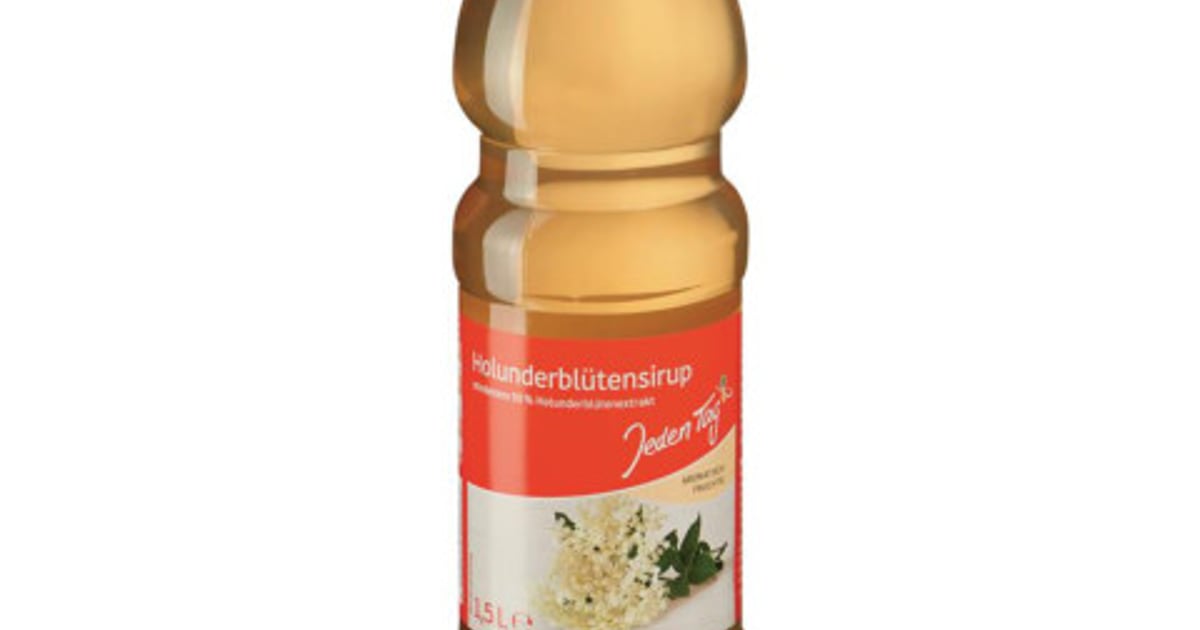 Jeden Tag Holunderblütensirup