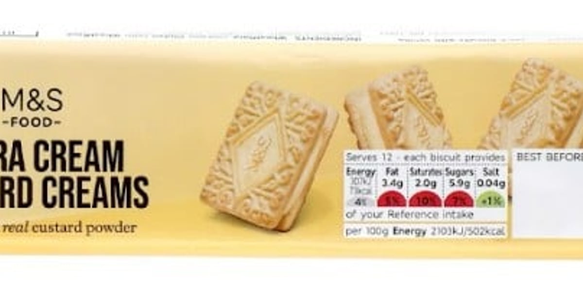 Marks & Spencer Extra Cream Custard Creams