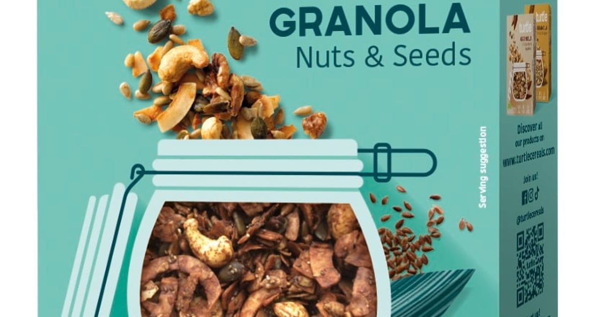 Turtle BIO Power Granola Nüsse & Saaten glutenfrei