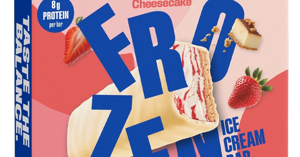 Frozen Power Strawberry Cheesecake Ice Cream Bars 3x50g (tiefgekühlt)