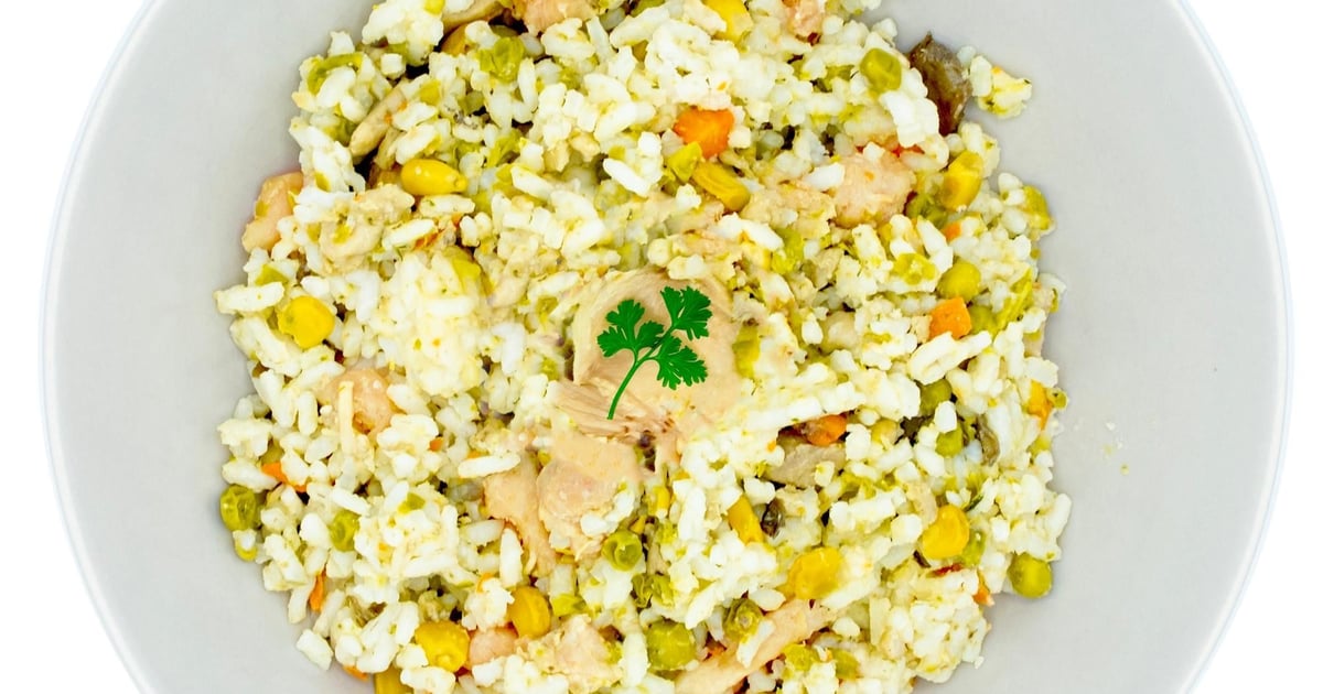 Pappudia Reispfanne mit Huhn "Mediterran"
