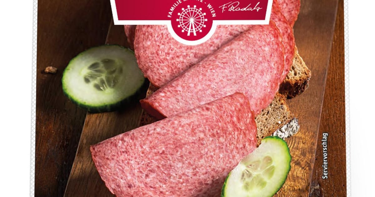 Radatz Jausenwurst geschnitten