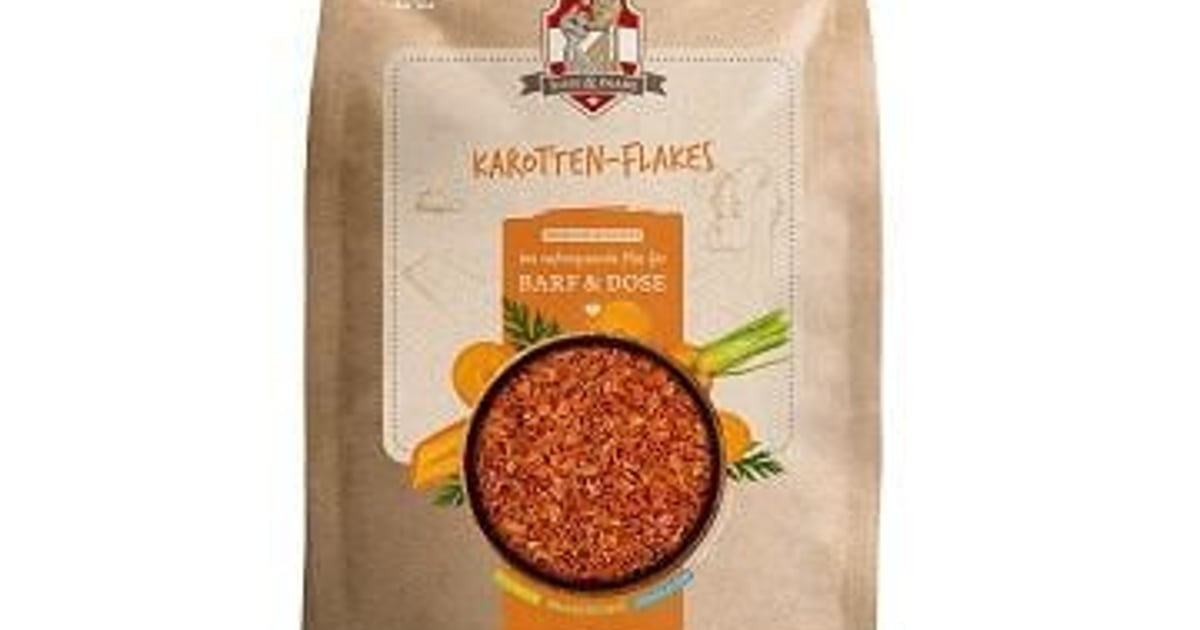 Sissi & Franz für Barf & Dose - Karotten-Flakes