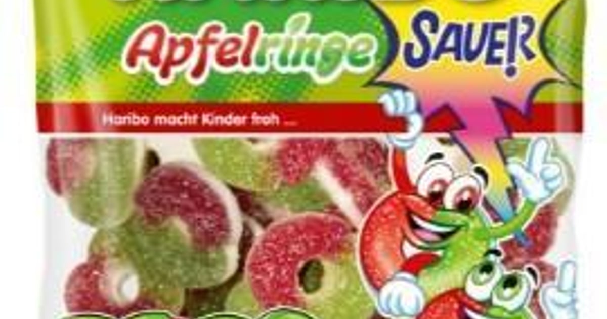 Haribo Apfelringe sauer