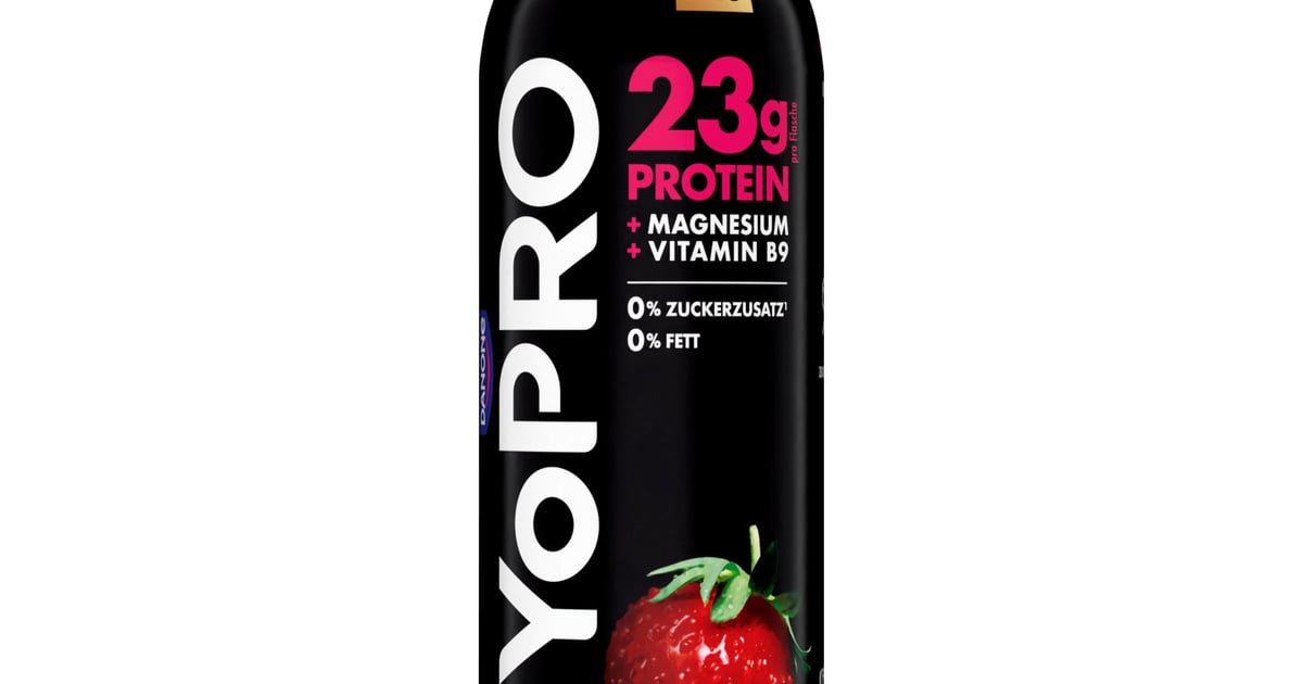 YoPRO High Protein Drink Erdbeere-Himbeere