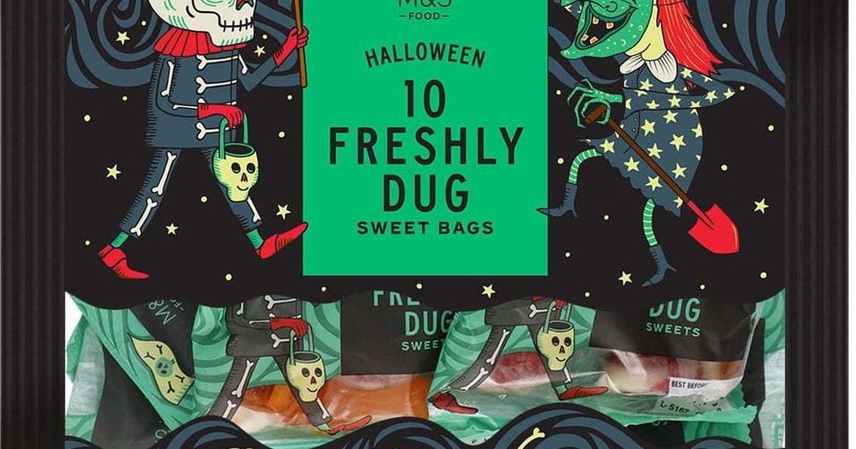 Marks & Spencer Fruchtgummi-Mix Freshly Dug Sweet Bags