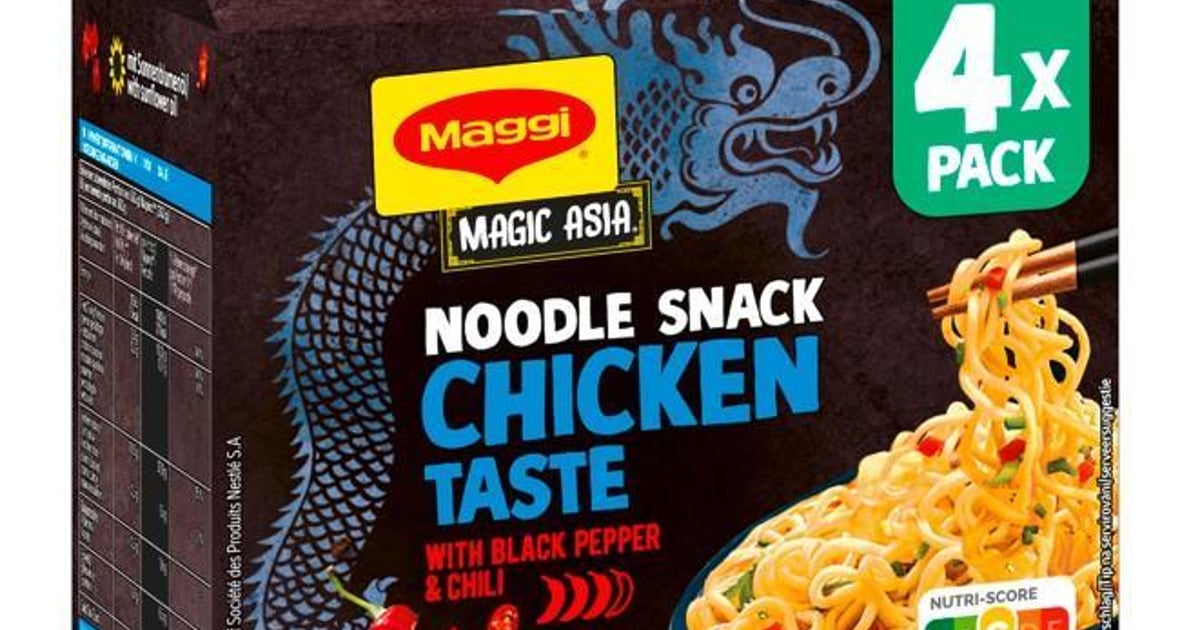 Maggi Magic Asia Noodles Snack Chicken Multipack