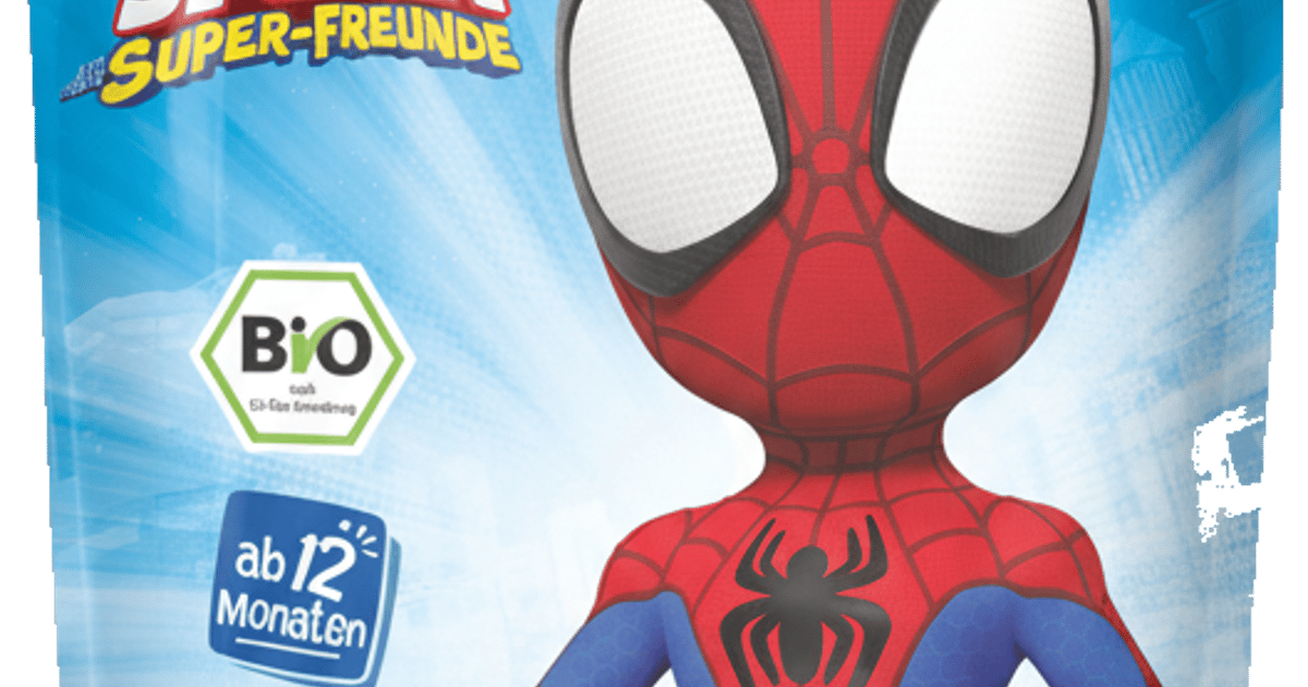 PURE & FUN BIO Spidey Superhelden Quetschie