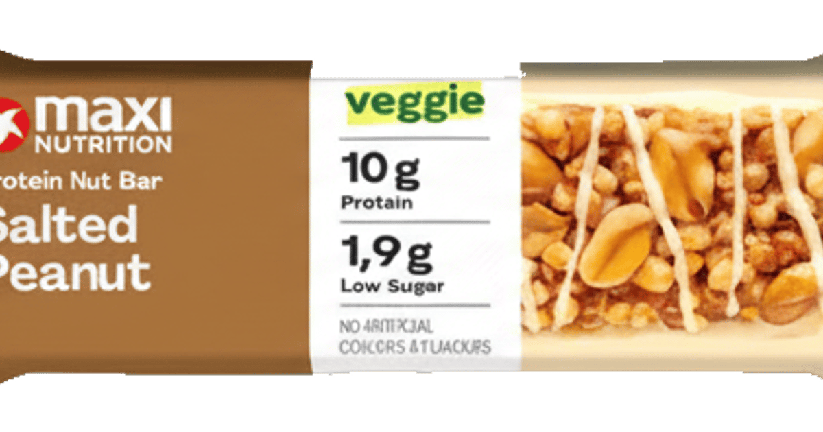 Maxi Nutrition Salted Peanut Protein Nut Bar