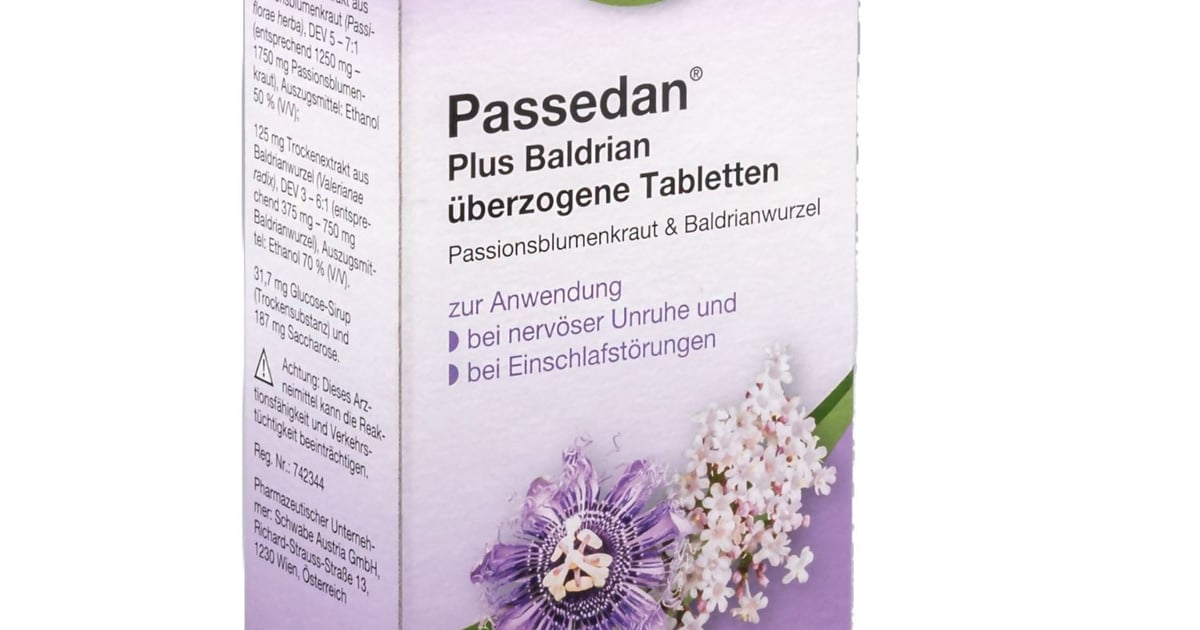 Passedan Plus Baldrian Tabletten