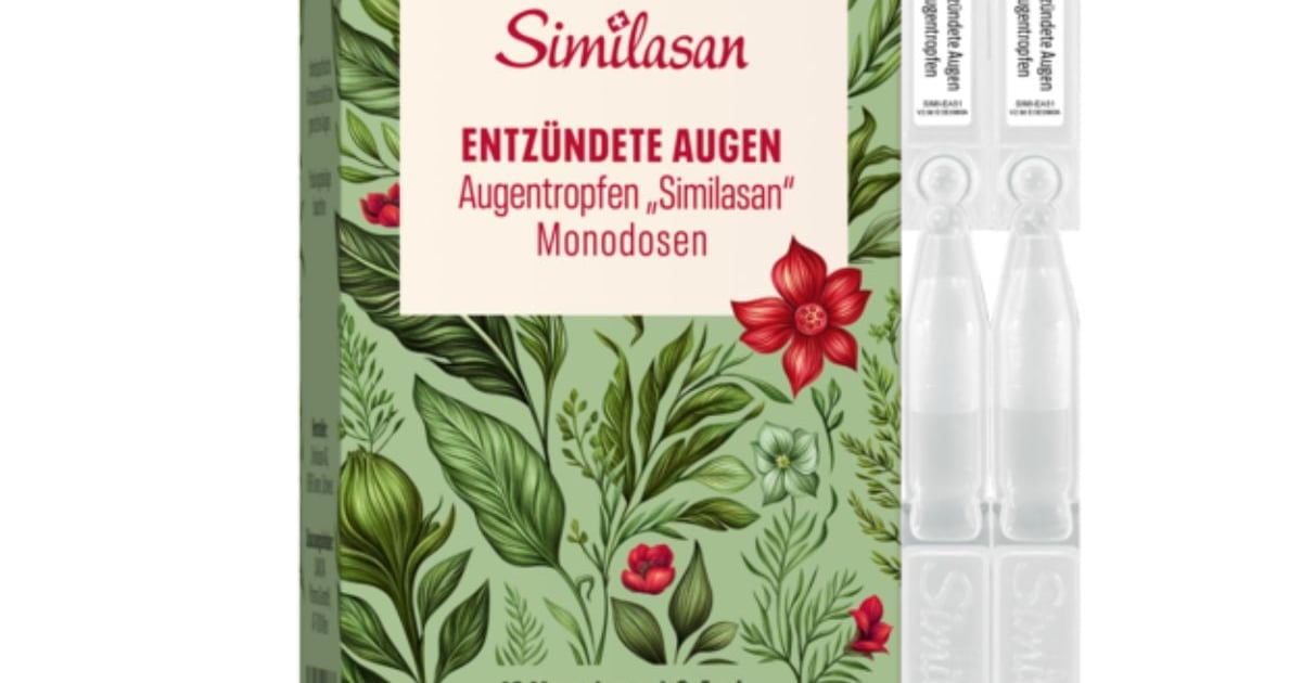 Entzündete Augen Augentropfen "Similasan" Monodosen