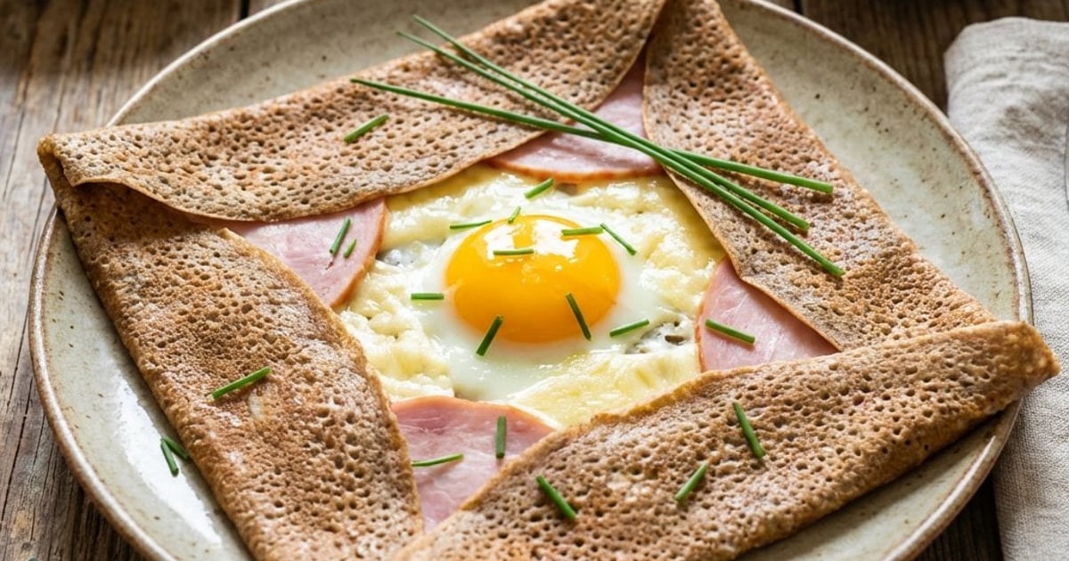 Galette complète – Herzhafte französische Buchweizen-Palatschinke ...