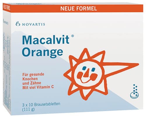 Malcavit Brausetabletten Orange