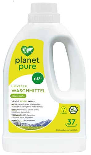 Planet Pure BIO Universal Waschmittel GEL Alpenfrische