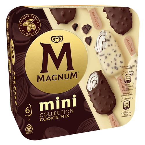 Magnum Mini CookieMix Familienpackung 6x55ml