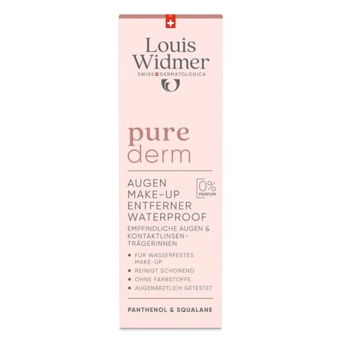 Louis Widmer purederm Augen Make-up Entferner Waterproof - ohne Parfum