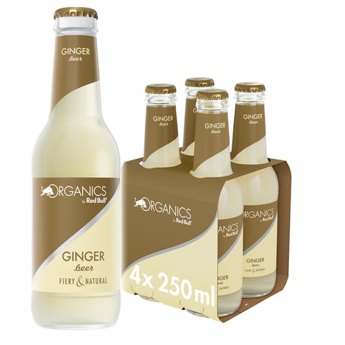 Organics by Red Bull Ginger Beer 4er Pack Glasflaschen