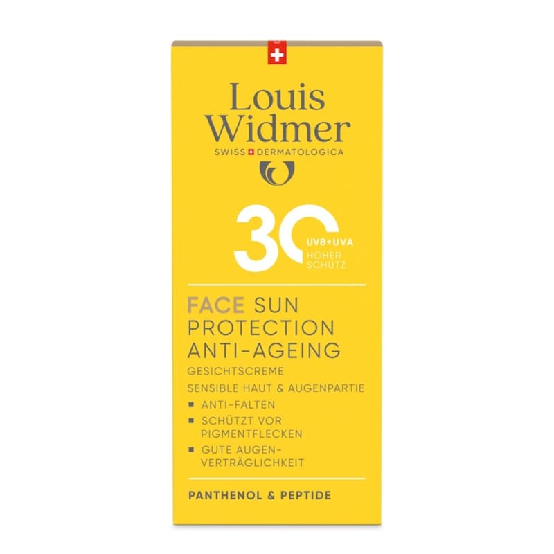 Louis Widmer suncare Face Sun Protection Anti-Ageing 30 Gesichtscreme ...